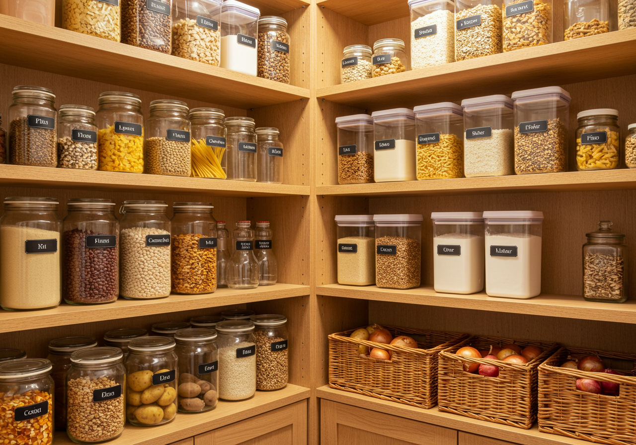 Consejos para Limpiar y Organizar la Despensa: Alimentos Frescos y en ...
